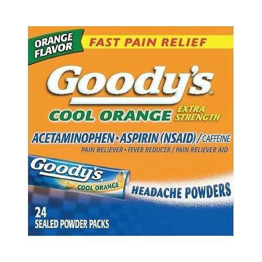 Goody's Headache Powders Cool Orange 24 ea - Walmart.com