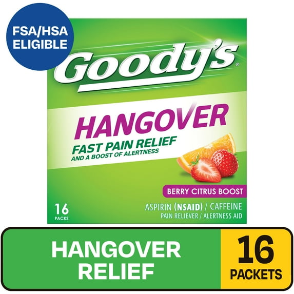 Goody's Powders, Fast Pain Relief & Alertness Boost, Berry Citrus ...