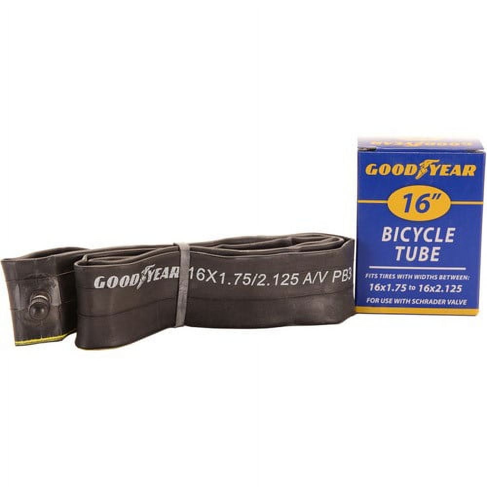 Goodyear 16" x 1.75"-2.125" Bike Tube, Black - Walmart.com