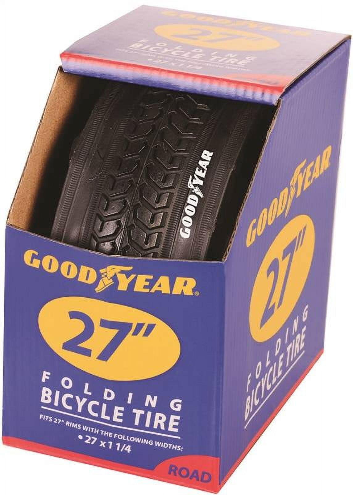 Goodyear 91063 Folding Road Tire, For Use With 27 in x 1-1/4 in Rim ...