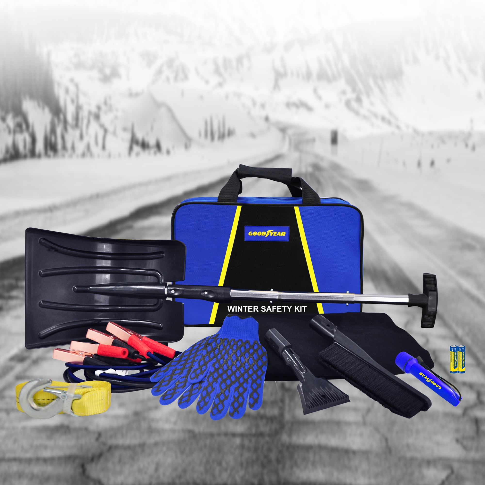 Goodyear Automotive Winter Safety Kit with Shovel. Assembled Product ...