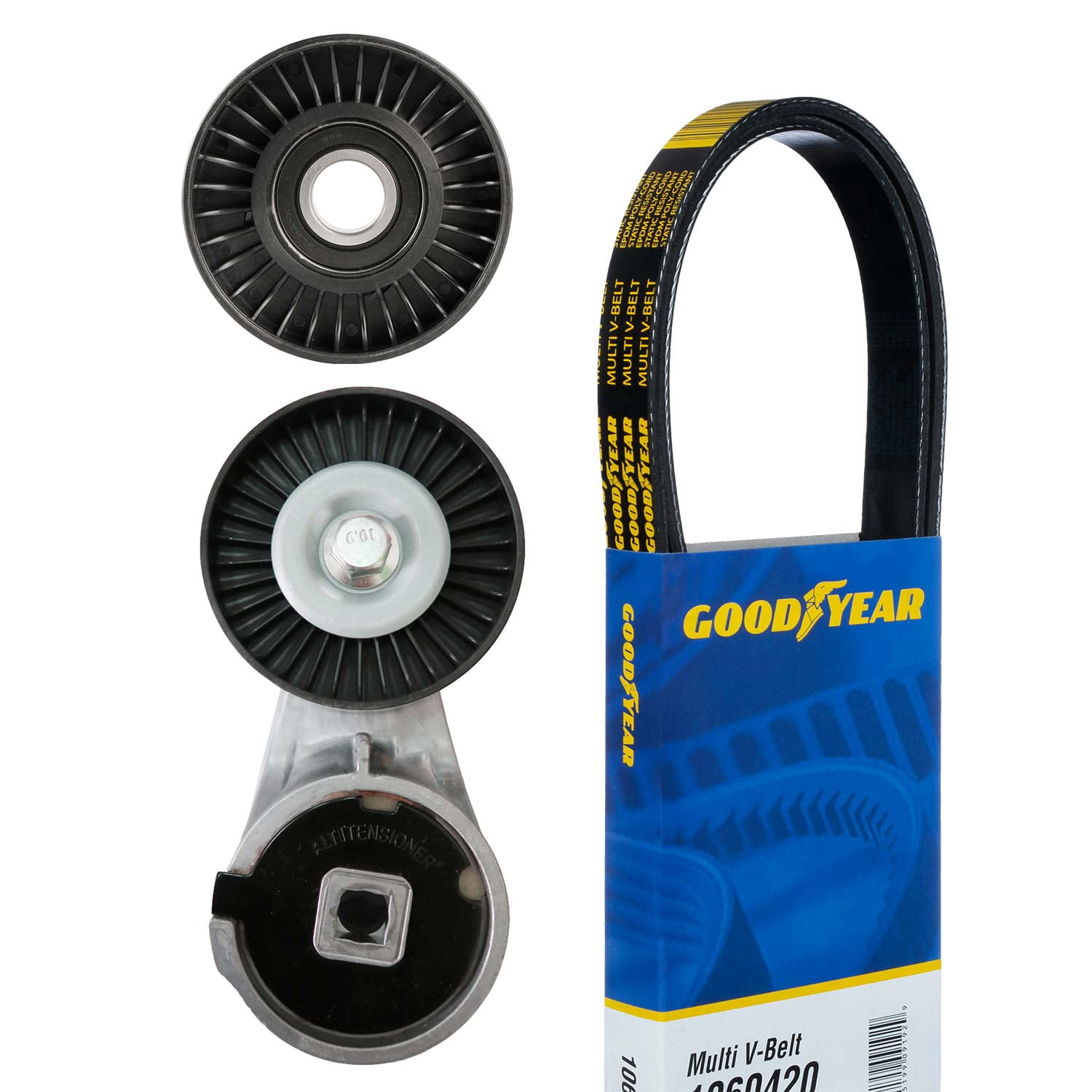 Goodyear Belts 3019 Serpentine Belt Drive Component Kit - Walmart.com