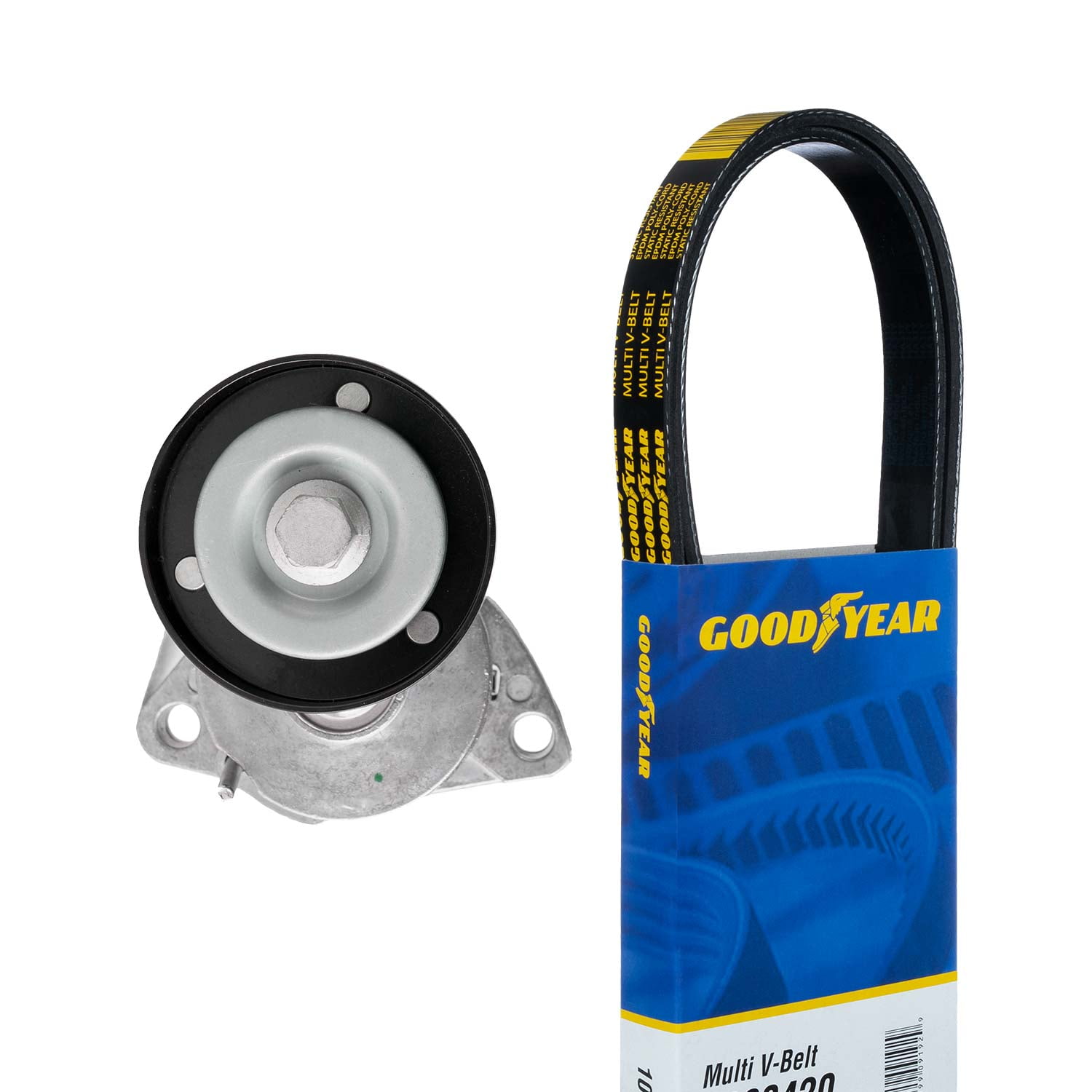 Goodyear Belts 3075 Serpentine Belt Drive Component Kit - Walmart.com