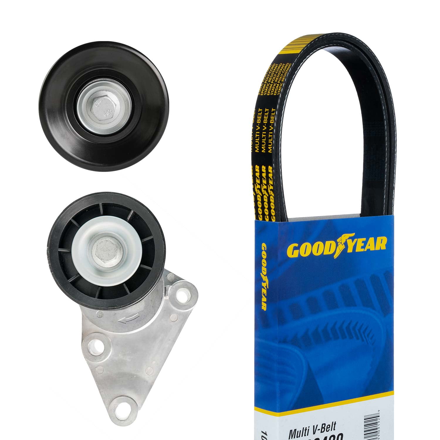 Goodyear Belts 3086 Serpentine Belt Drive Component Kit - Walmart.com