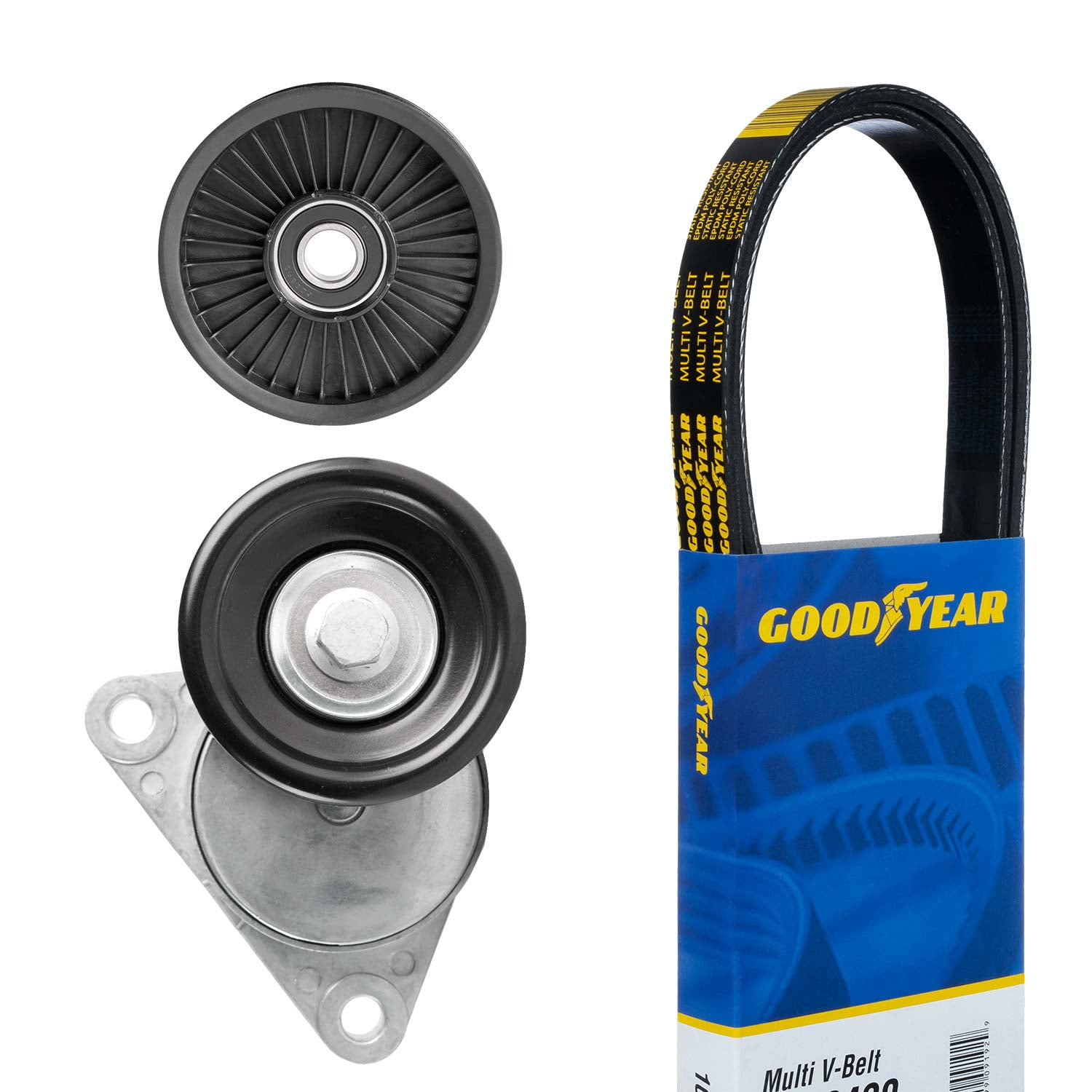 Goodyear Belts 3203 Serpentine Belt Drive Component Kit - Walmart.com