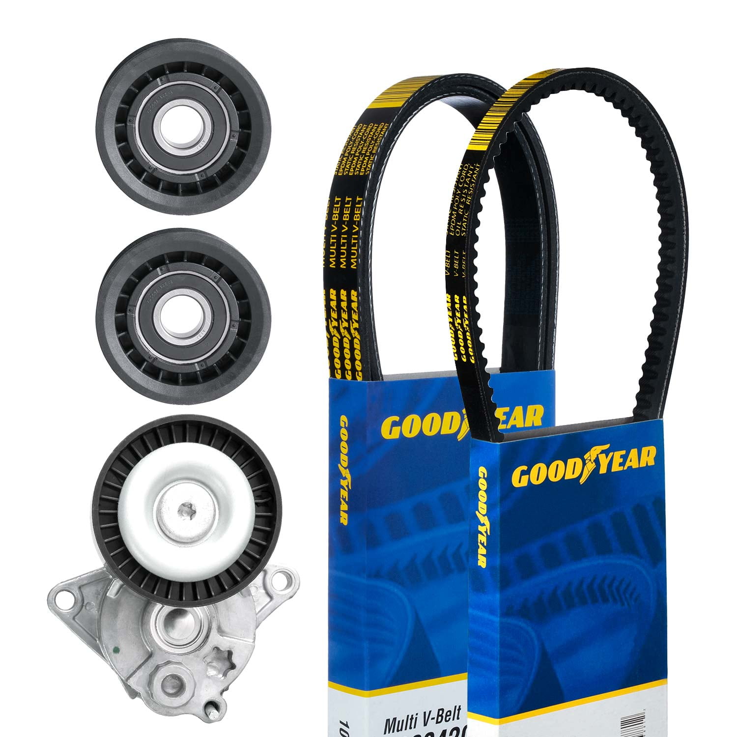 Goodyear Belts 3220 Serpentine Belt Drive Component Kit - Walmart.com