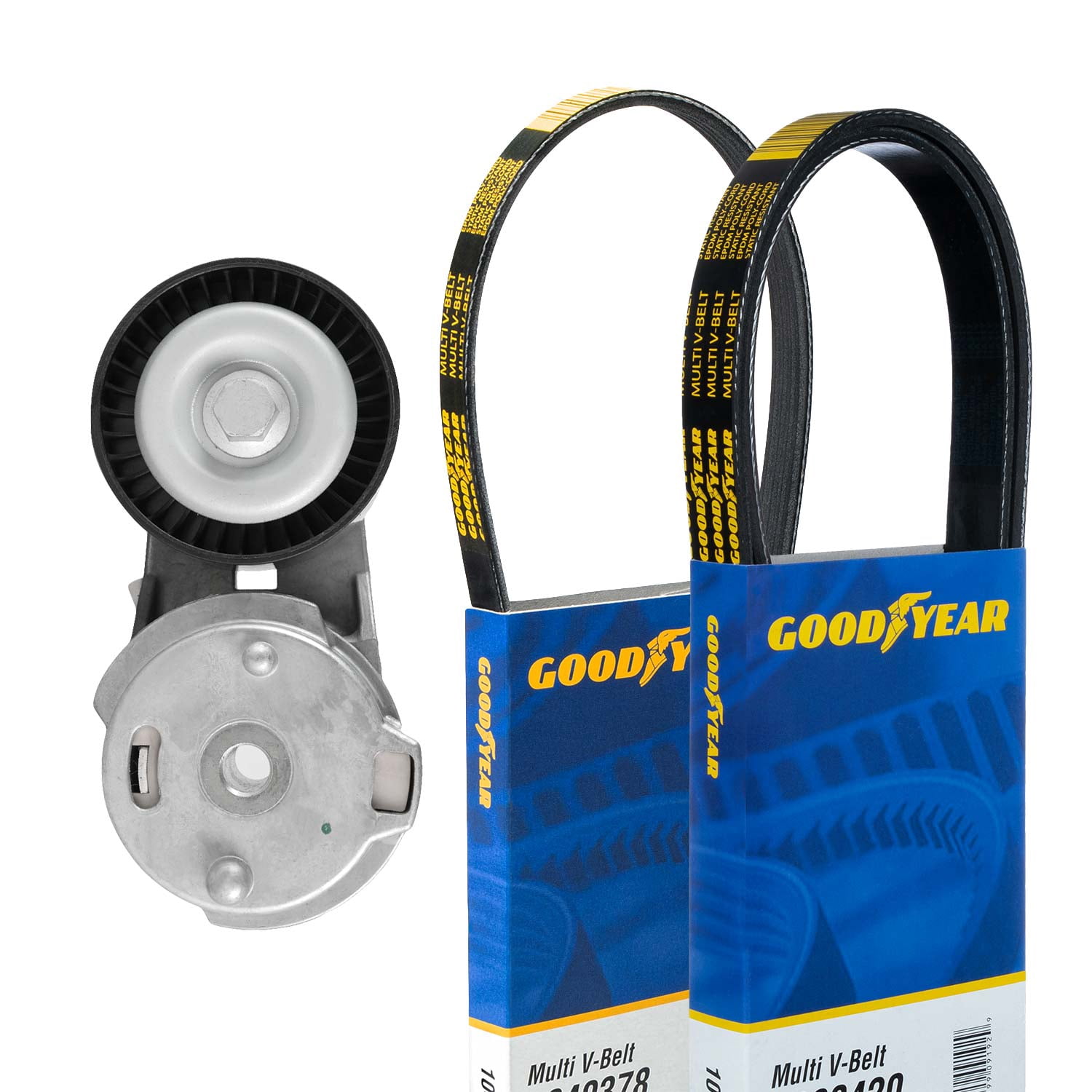 Goodyear Belts 3299 Serpentine Belt Drive Component Kit - Walmart.com