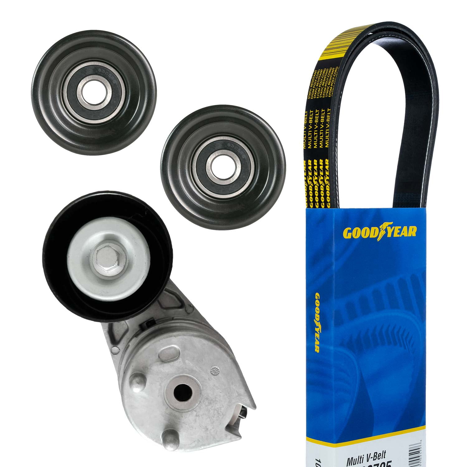 Goodyear Belts 3320 Serpentine Belt Drive Component Kit - Walmart.com