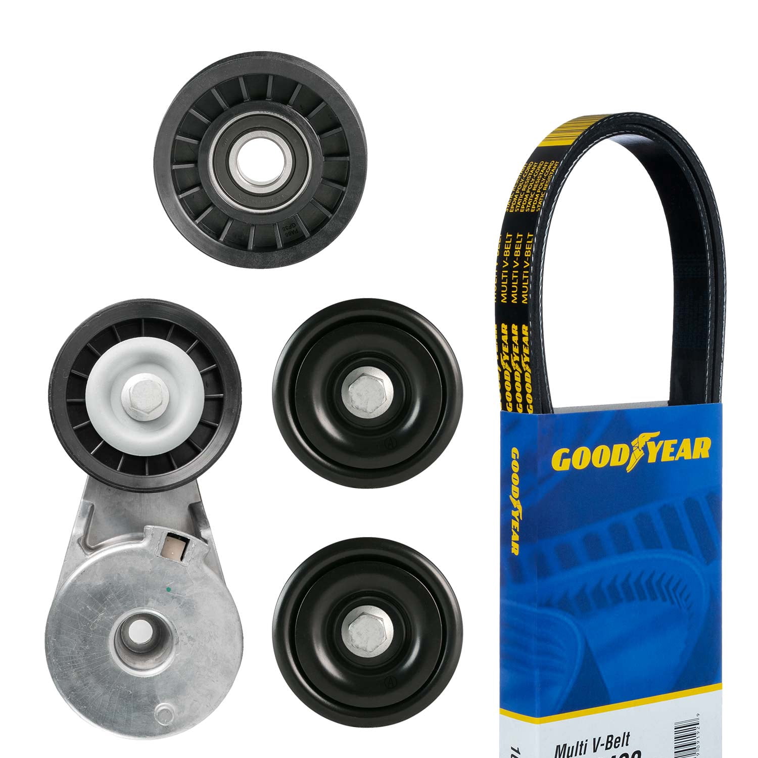 Goodyear Belts 5001 Serpentine Belt Drive Component Kit - Walmart.com