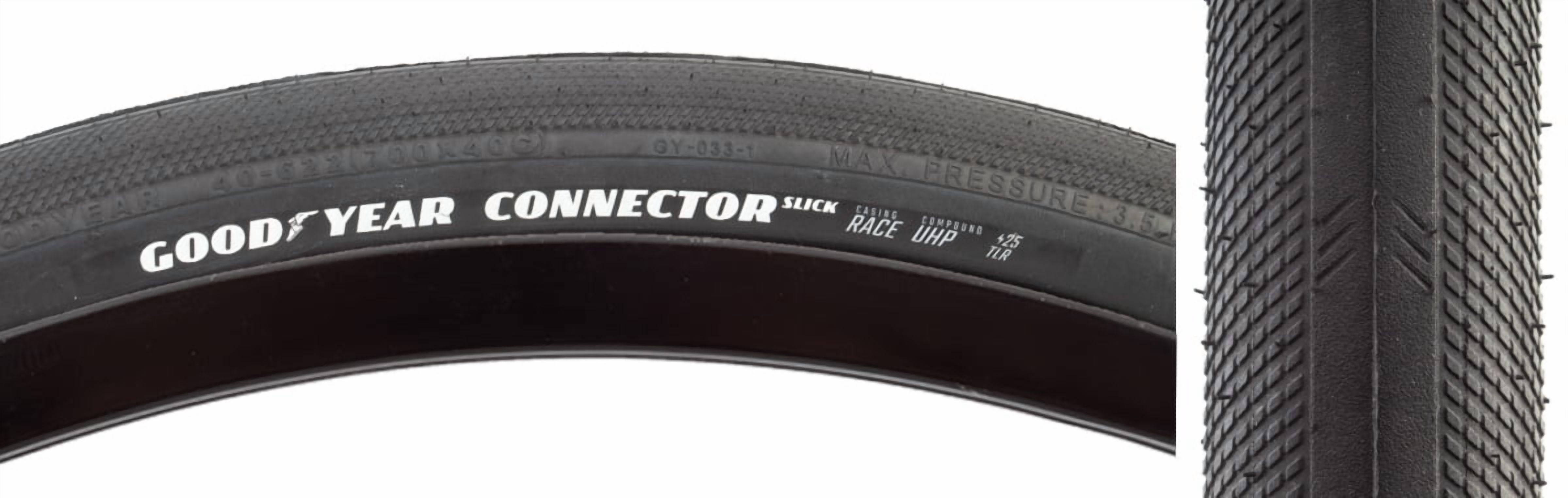 Goodyear Connector Slick Race 700x40 Tubeless TPI 50 Bk/Blk - Walmart.com