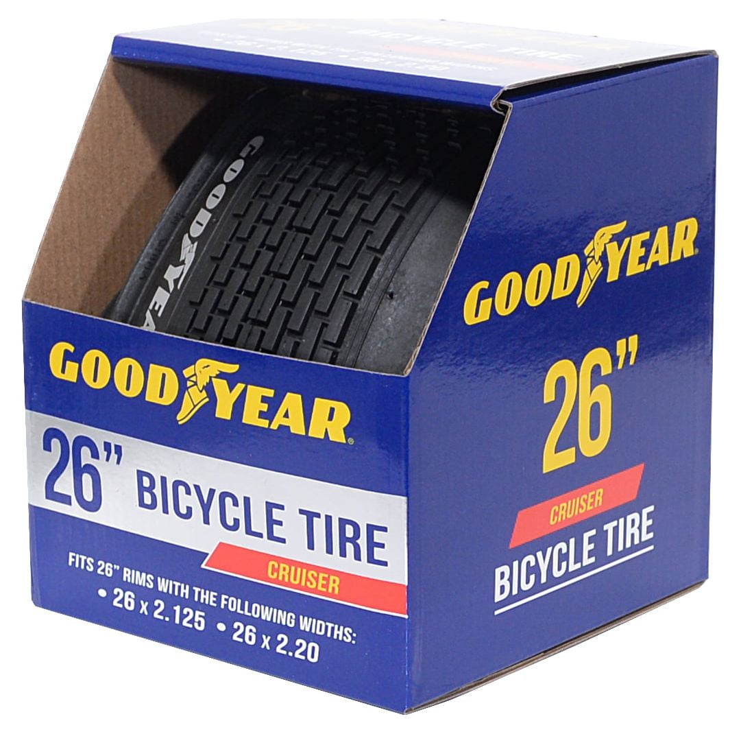 Goodyear Cruiser Bicycle Tire 26" x 2.125", Black - Walmart.com