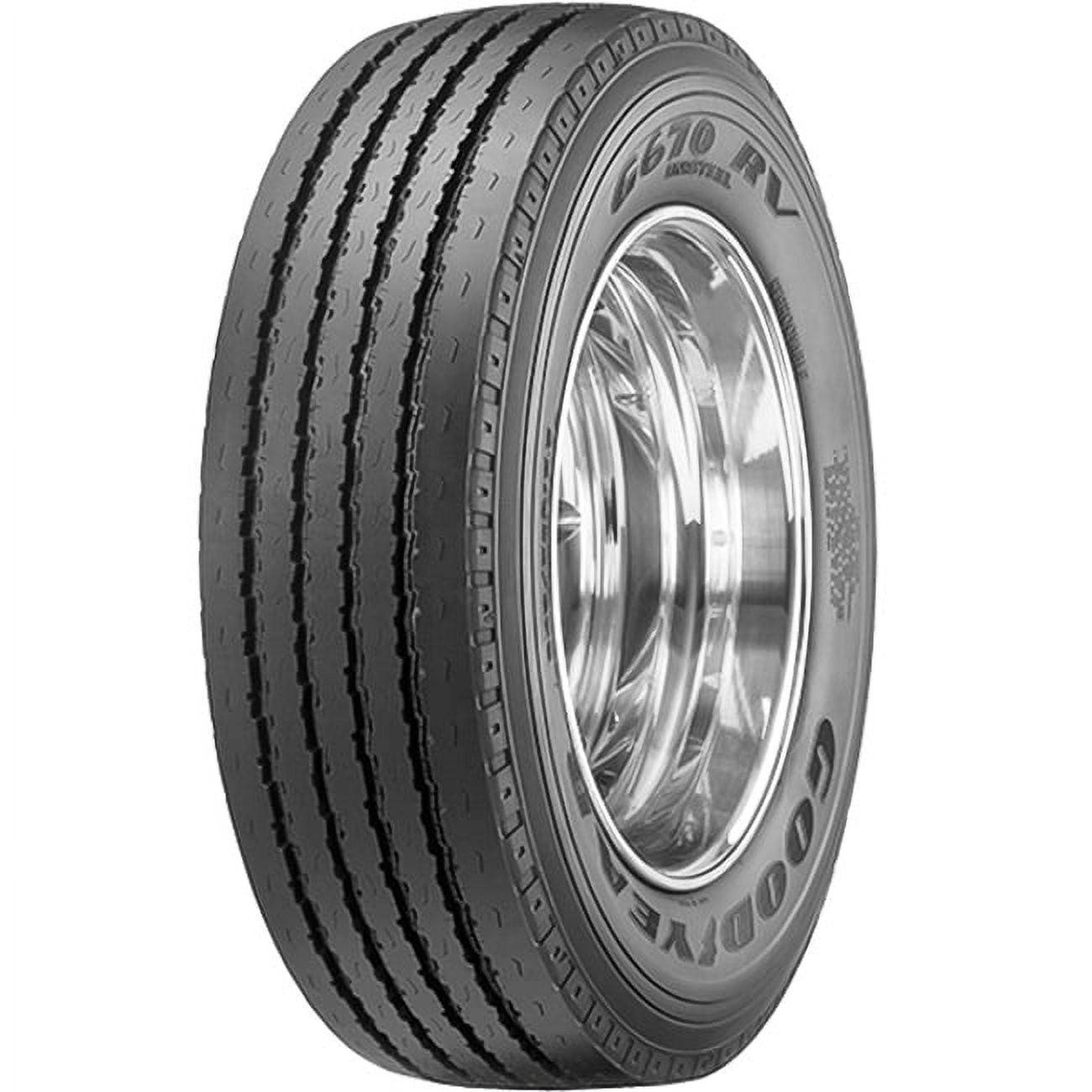 Goodyear G670 RV ULT Tire 245/70R19.5 G-Load 14 Ply All-Position ...