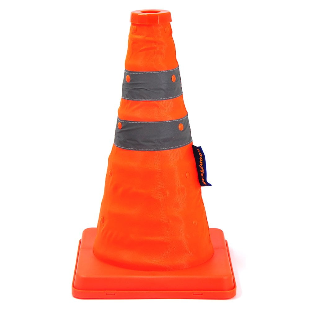 Goodyear GY3016 Collapsible Orange 12in Roadside Safety Cone - Walmart.com