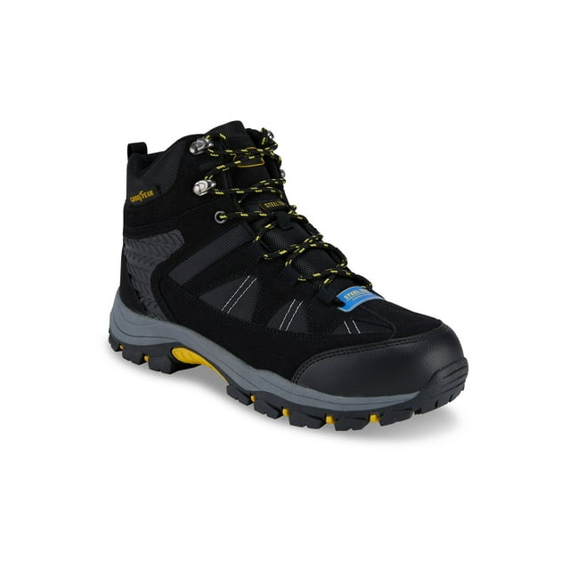 Goodyear Men's Teton Steel Toe Outdoor Hiker Work Boots, Wide Available ...