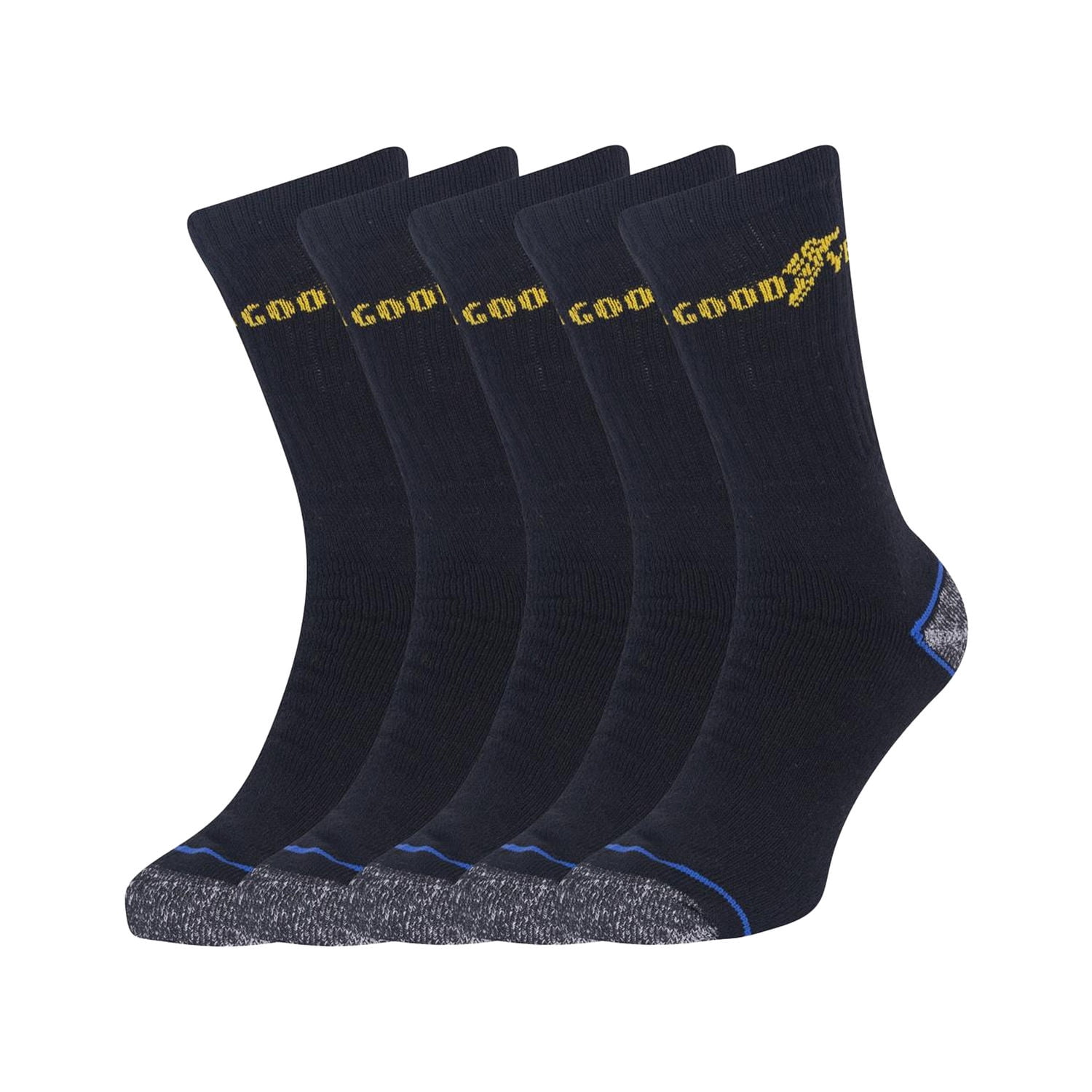 Goodyear Mens Heavy Duty Work Socks (Pack of 5) - Walmart.com