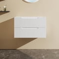 Goodyo 30 inch Floating Bathroom Vanity no Sink Wall Mounted Cabinet ...
