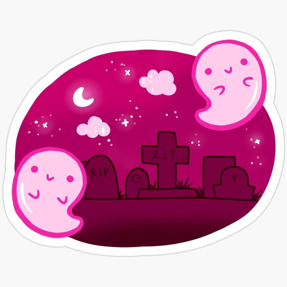 Gooey Ghosts Sticker Phone Decal Water Bottle Stickers Car Decals ...