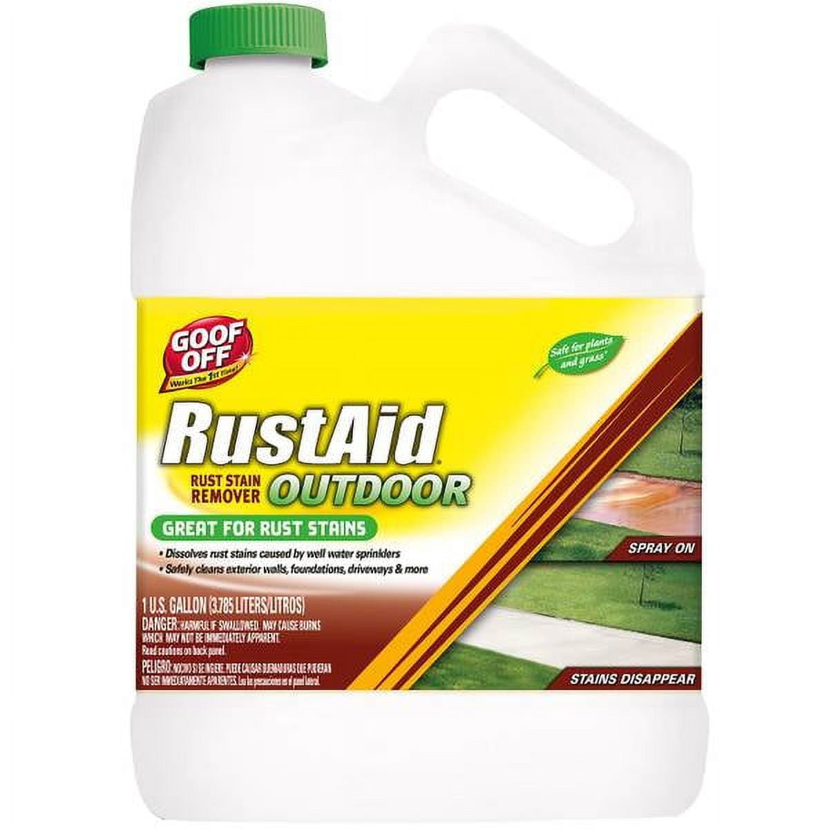 Goof Off 1 Gal RustAid Outdoor Cleaner - Walmart.com
