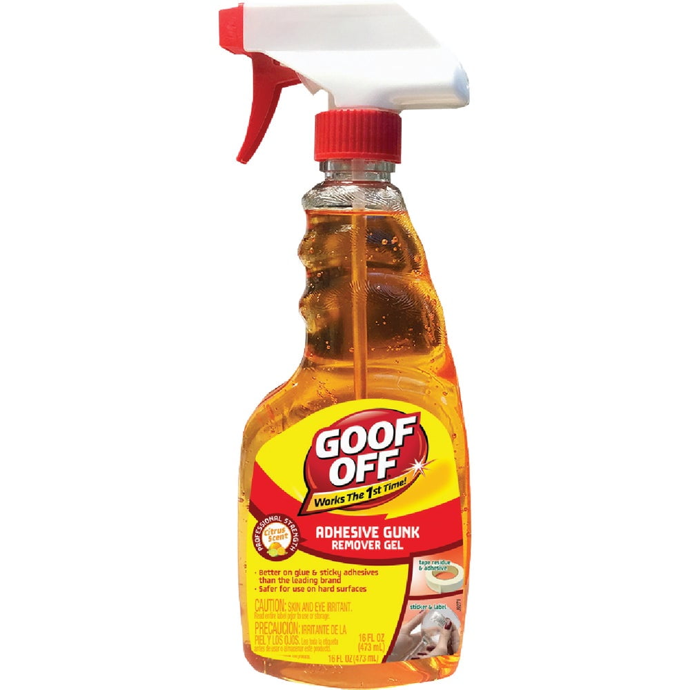 Goof Off Adhesive Gunk Remover Gel, 16 fl oz - Walmart.com