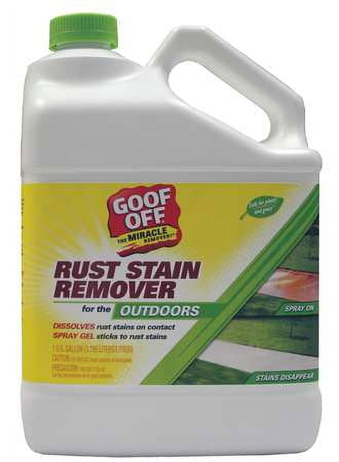 Goof Off RustAid Outdoor Rust Stain Remover - 1 Gallon - Walmart.com