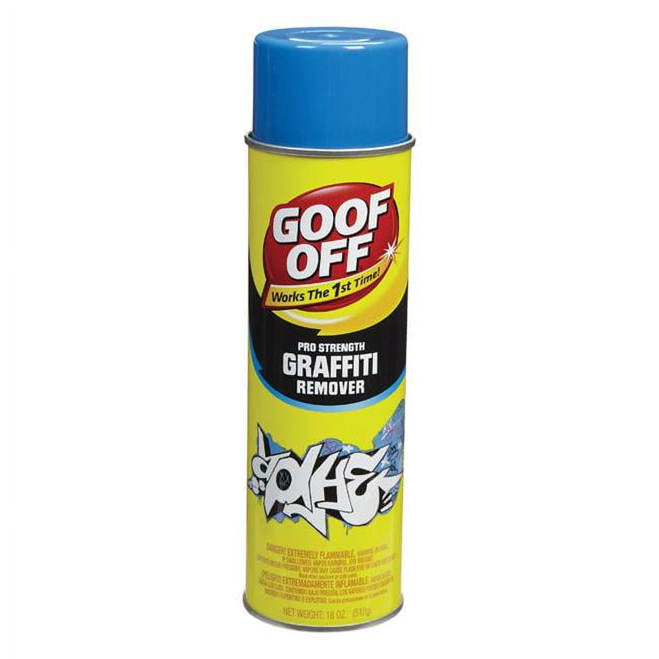 Goof Off Pro Strength Graffiti All Purpose Remover, 18 oz - Case of 6 ...