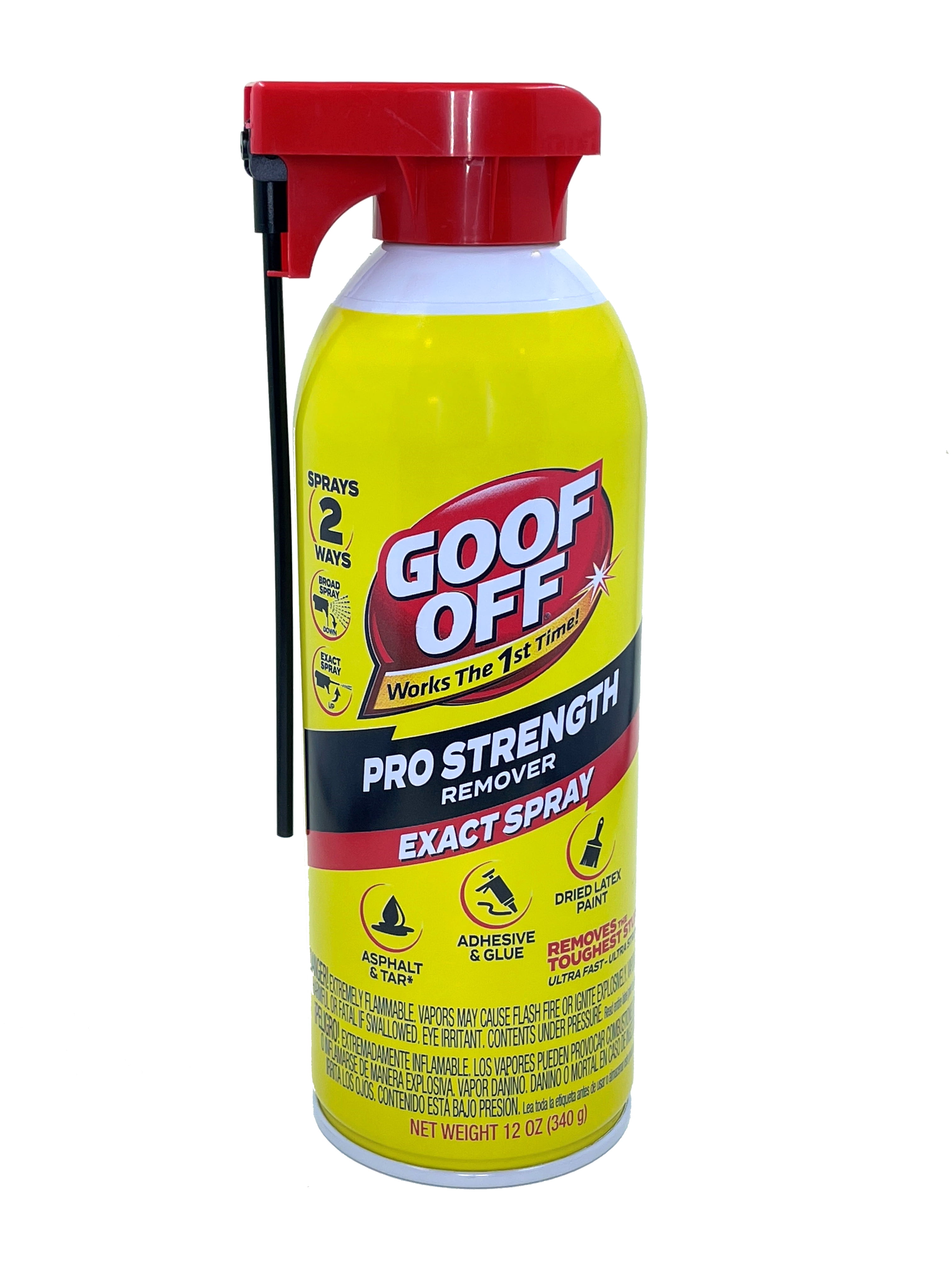 Goof Off Pro Remover Exact Spray 12oz - Walmart.com