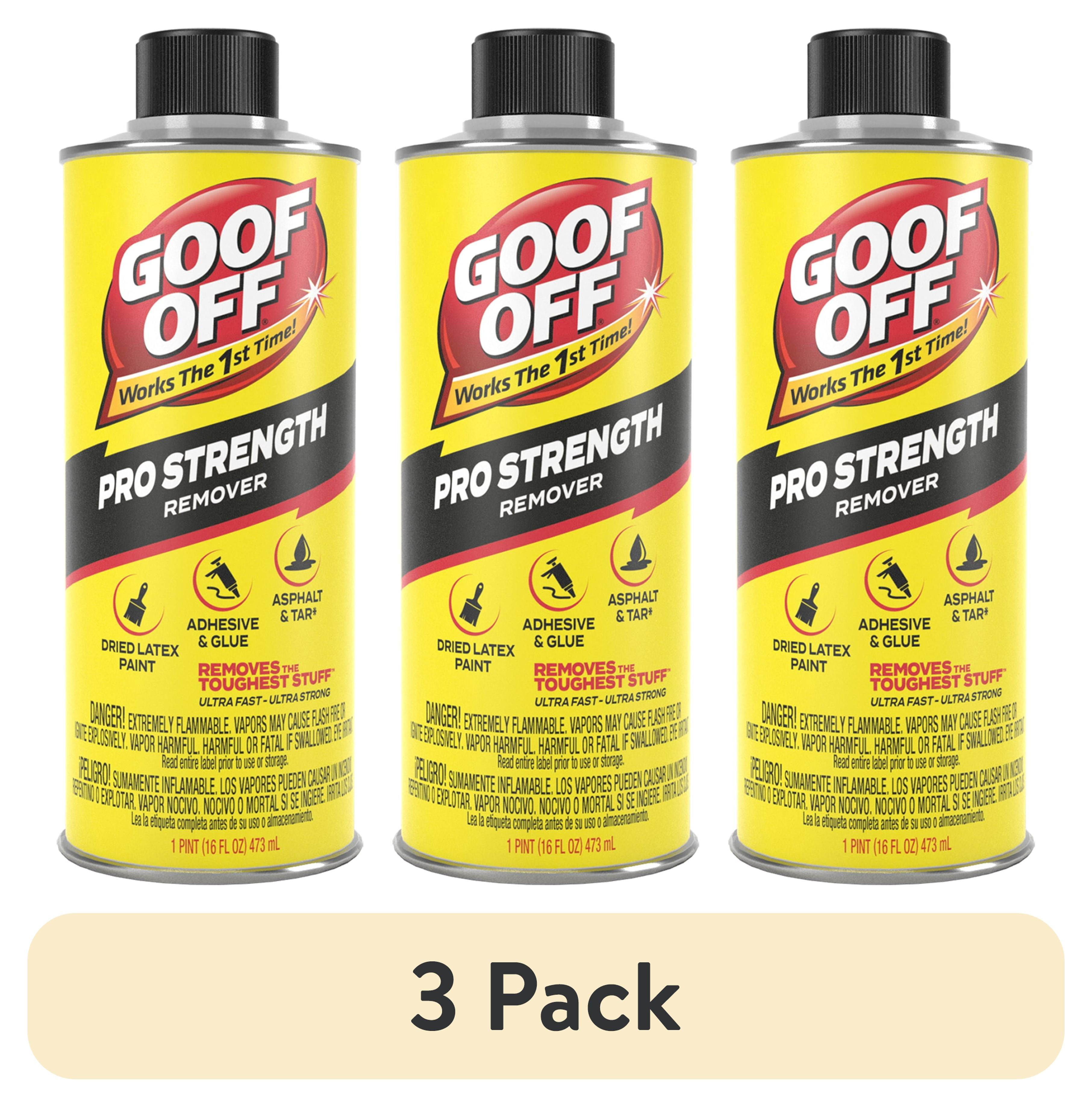 (3 pack) Goof Off Professional Strength Remover – 16 fl. oz. - Latex ...
