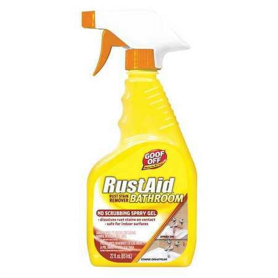 Goof Off RustAid Bathroom Rust Stain Remover – 22 oz. Spray Bottle ...