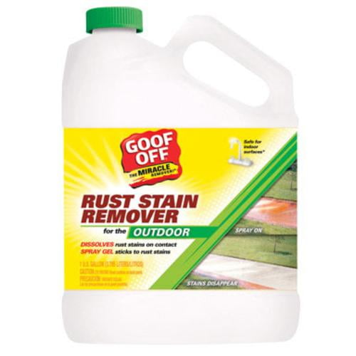 Goof Off RustAid Outdoor Rust Stain Remover - 1 Gallon - Walmart.com