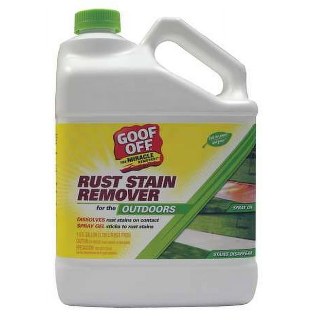 Goof Off RustAid Outdoor Rust Stain Remover - 1 Gallon - Walmart.com