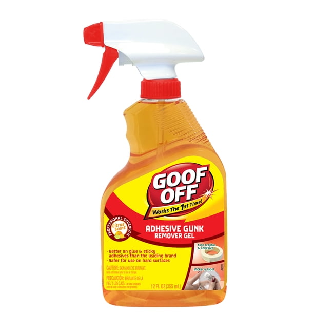 Goof off Adhesive Gunk Remover – 12 oz. Trigger Spray Bottle - Walmart.com