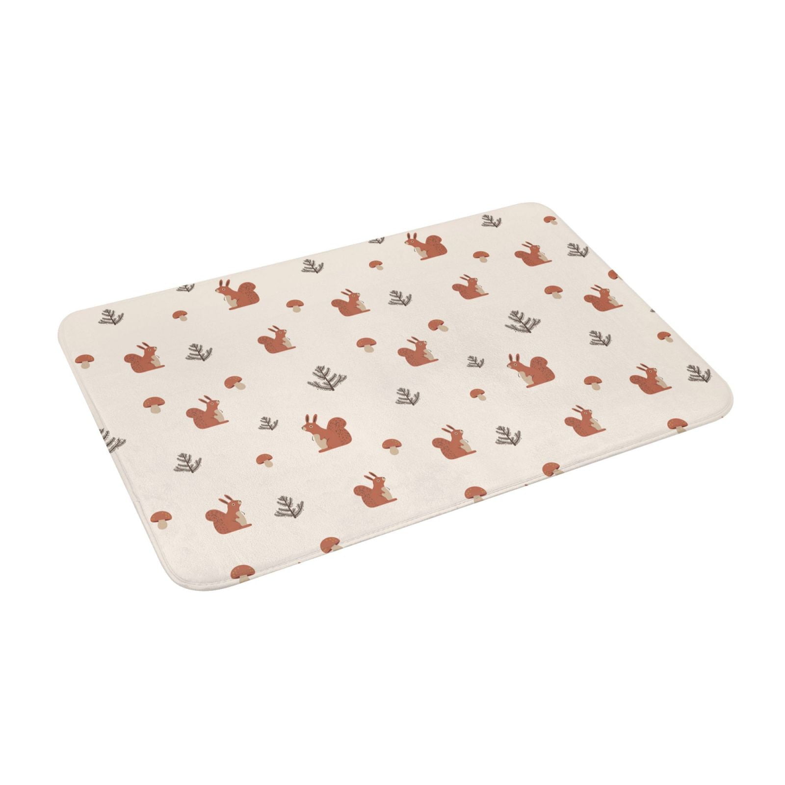 Goofa 16"x24" Inches Cute Squirrel Doormats for Outdoor Entrance - Non ...