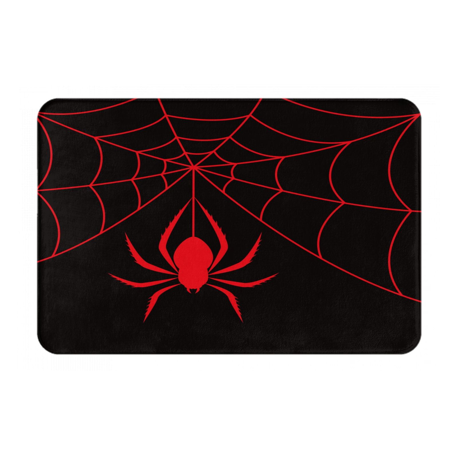 Goofa 16"x24" Inches Red Spider Pattern Doormats for Outdoor Entrance ...