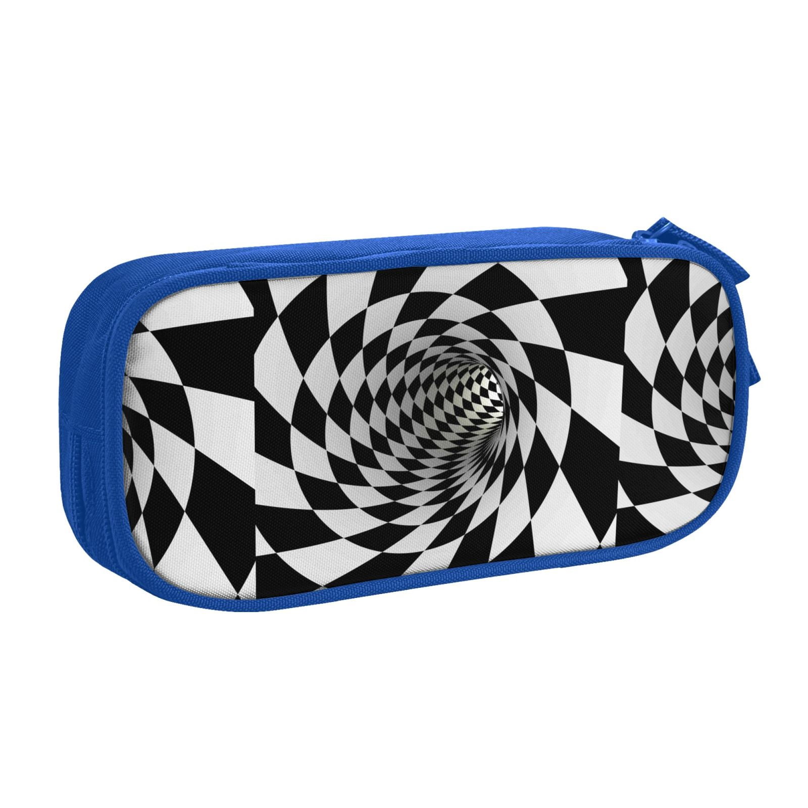 Goofa 3D Vortex Illusion Pattern Big Capacity Pencil Pen Case Office ...