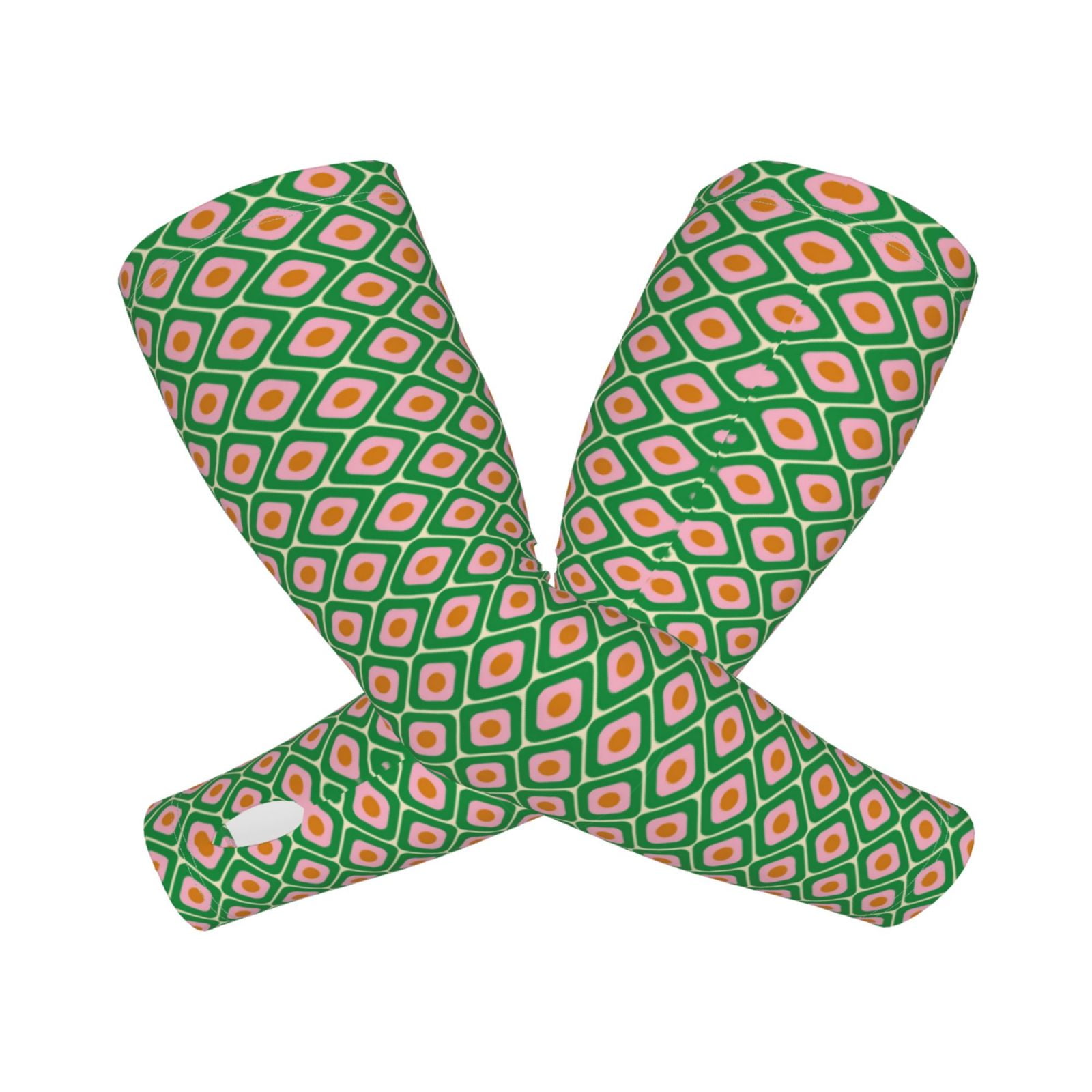 Goofa 60s and 70s Style Pattern UV Sun Protection Arm Sleeves, UPF 50 ...
