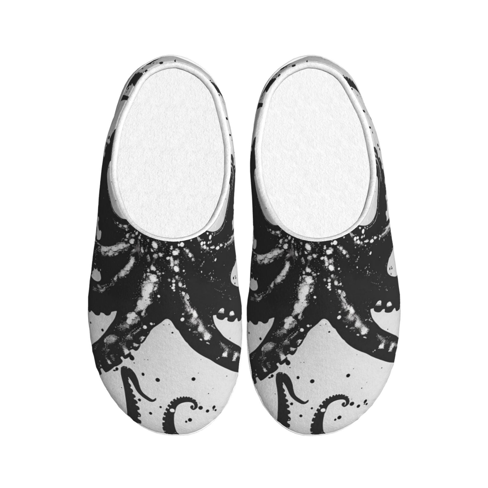 Goofa Abstract Ink Octopus Print Womens Mens Cotton Lightweight House ...