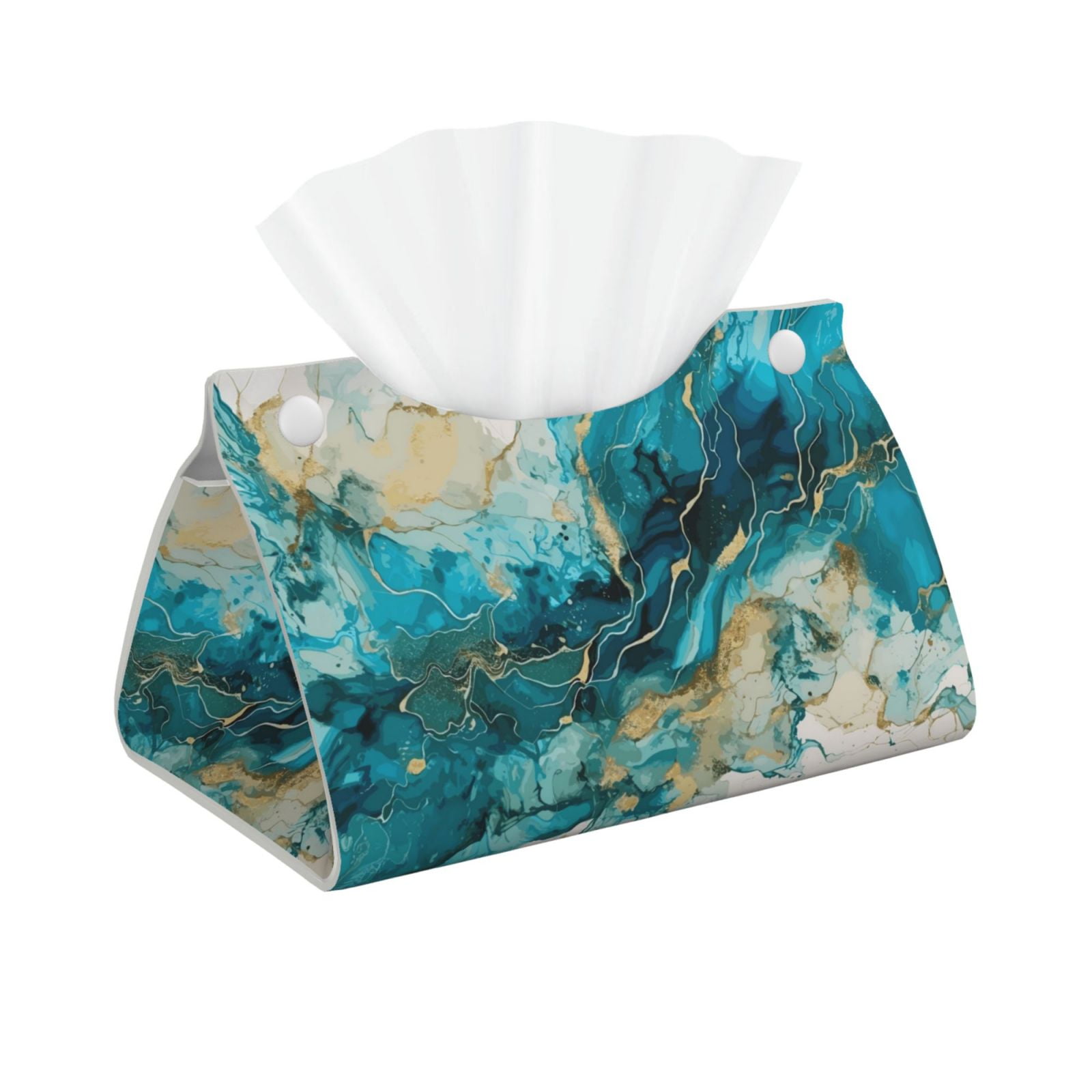 Goofa Abstract Ocean Currents Pattern Triangle Square Tissue Box Cover ...