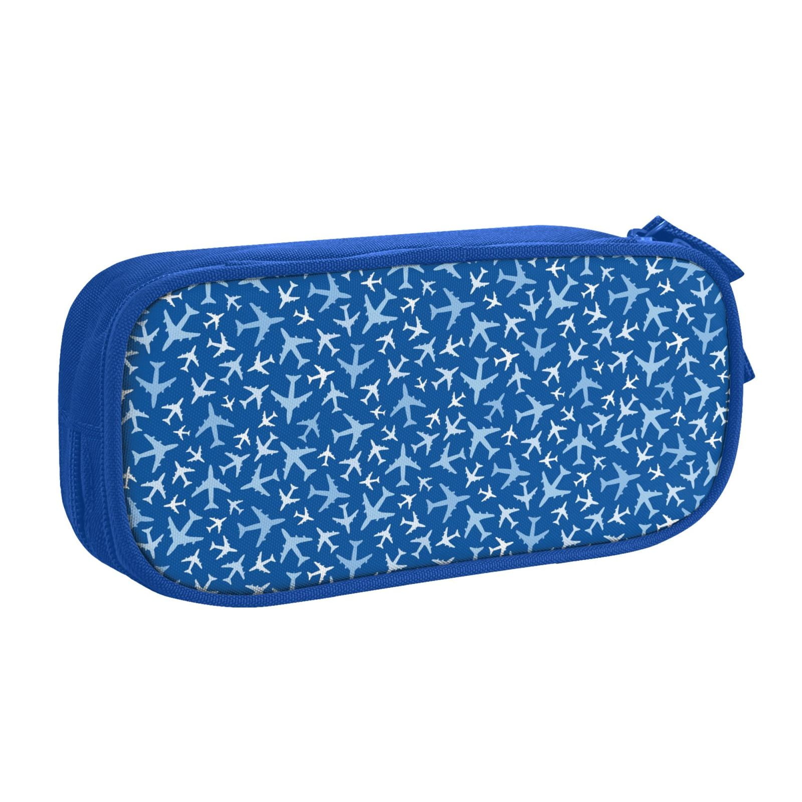 Goofa Airplanes in the Sky Pattern Big Capacity Pencil Pen Case Office ...