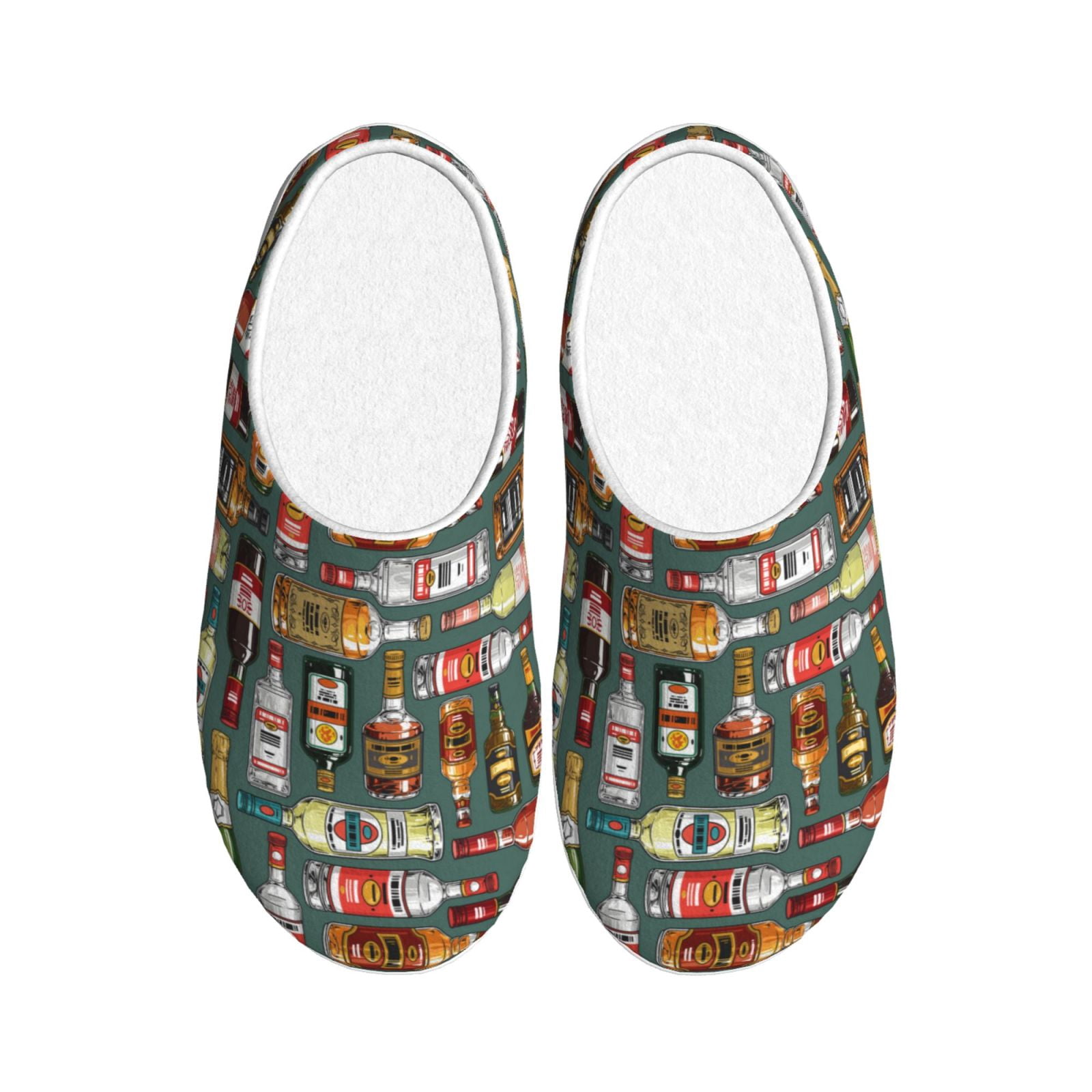 Goofa Alcohol Bottles Print Womens Mens Cotton Lightweight House ...