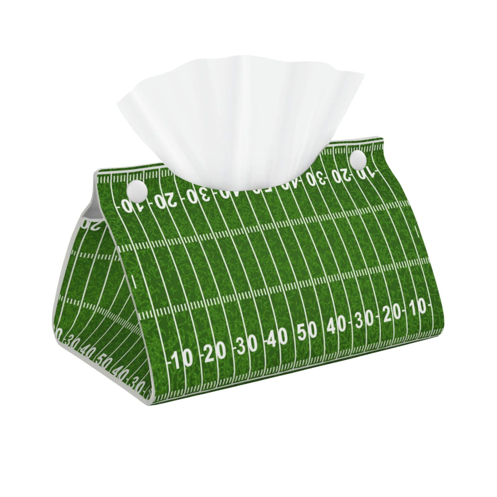 Goofa American Football Field2 Pattern Triangle Square Tissue Box Cover ...