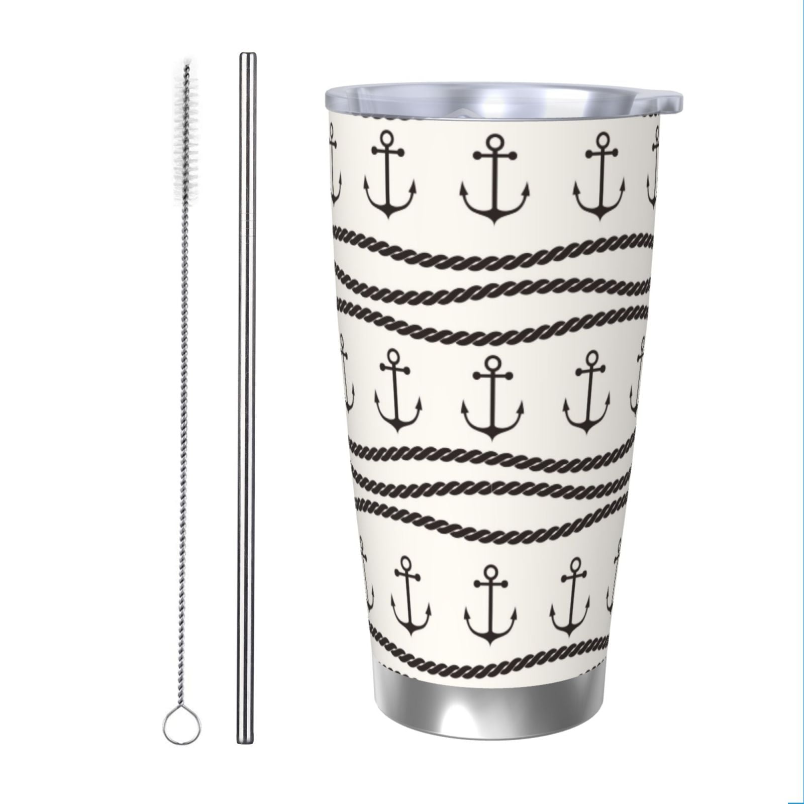 Goofa Anchors and Ropes for 20 oz Skinny Tumbler Stainless Steel Coffee ...