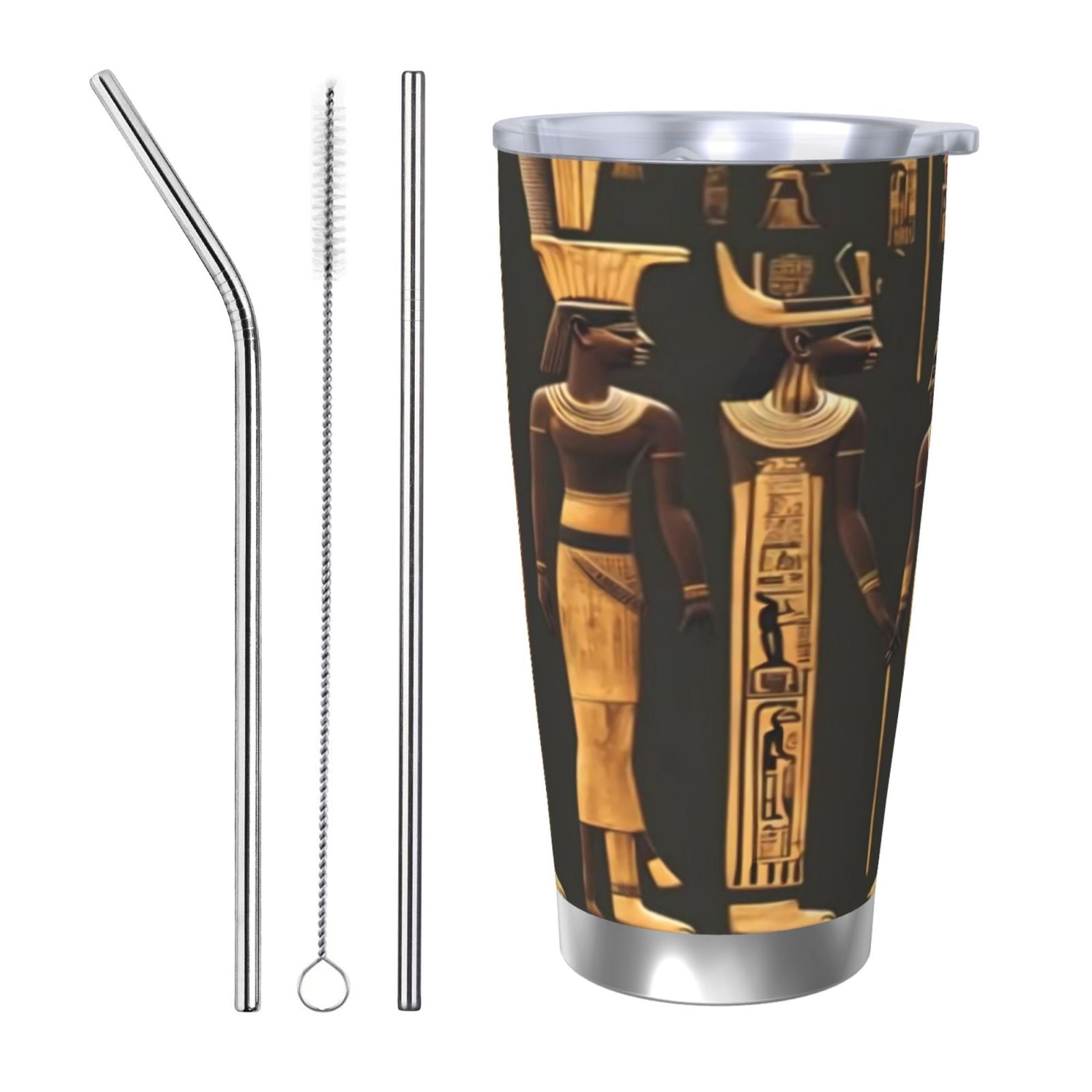 Goofa Ancient Egyptian Hieroglyph for 20 oz Skinny Tumbler Stainless ...