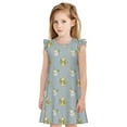 Goofa Baby Elephant Giraffe Pattern Sweet & Sassy Girls' Nightgowns ...