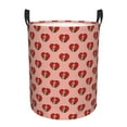 Goofa Basset hound dog with paw Printed Circular Hamper,Laundry Basket ...