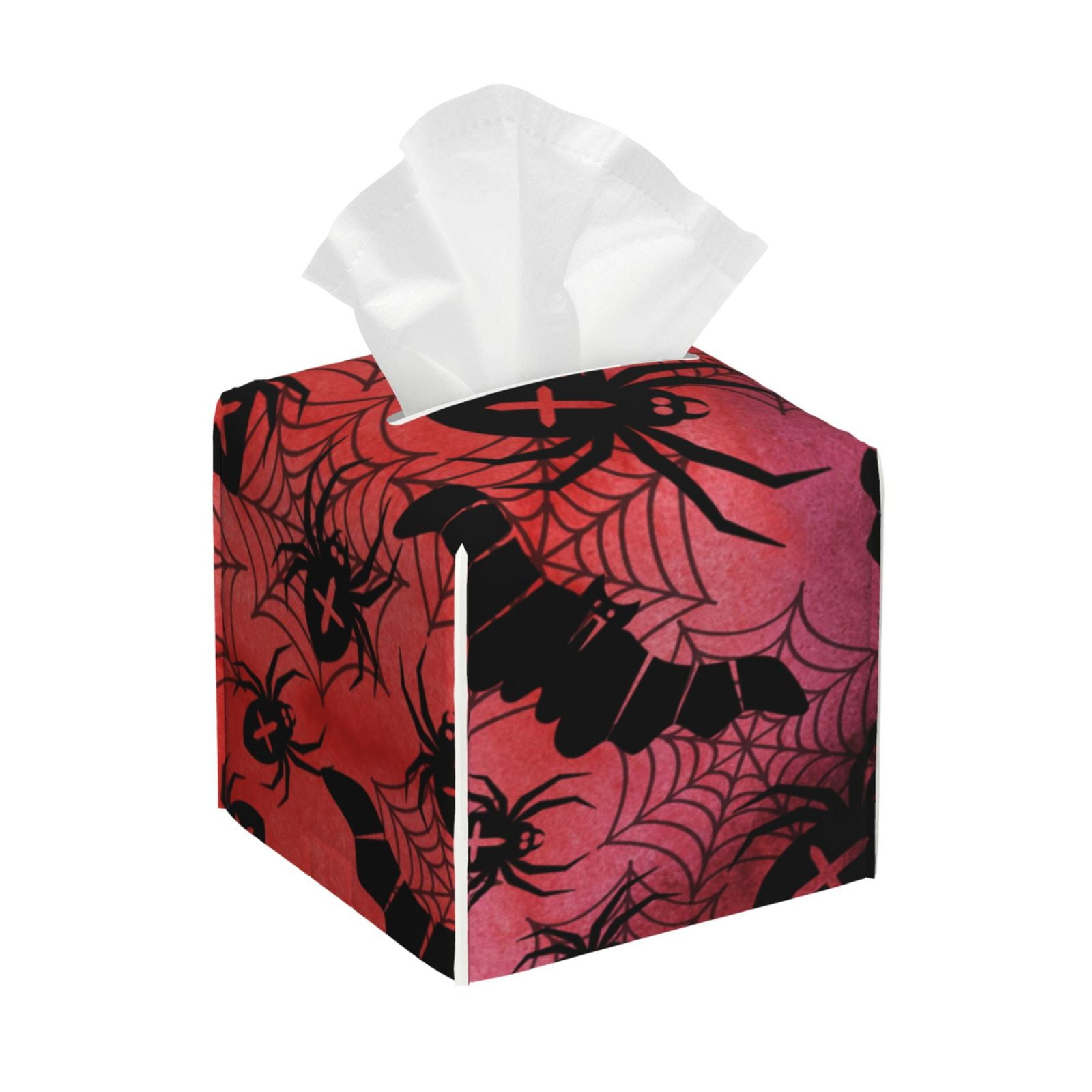 Goofa Bats And Spiders Tissue Box Cover PVC Leather Tissue Holder ...