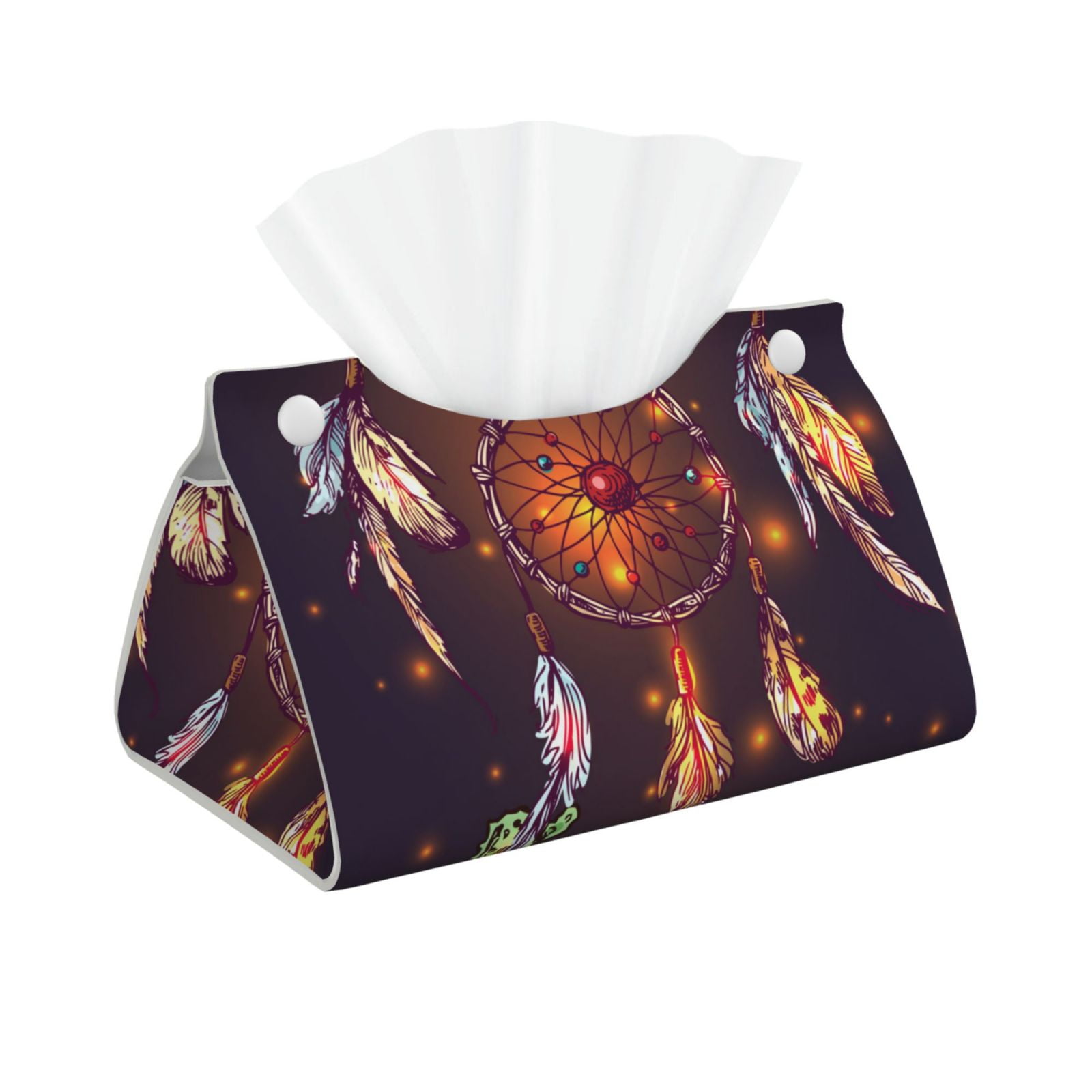 Goofa Beautiful Dreamcatcher1 Pattern Triangle Square Tissue Box Cover ...