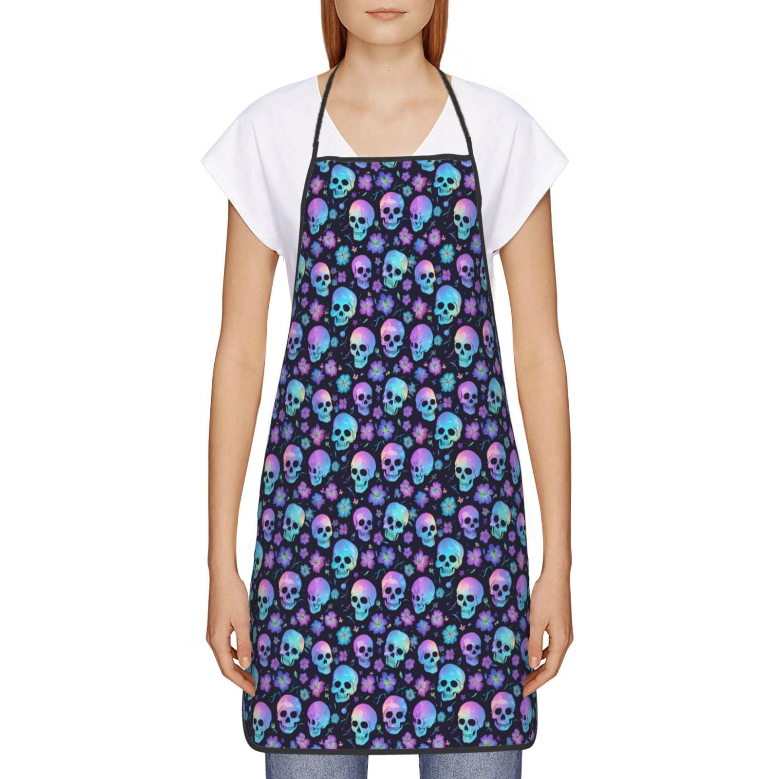 Goofa Bib Apron, Unisex Aprons Adjustable Waterdrop Resistant Cooking ...