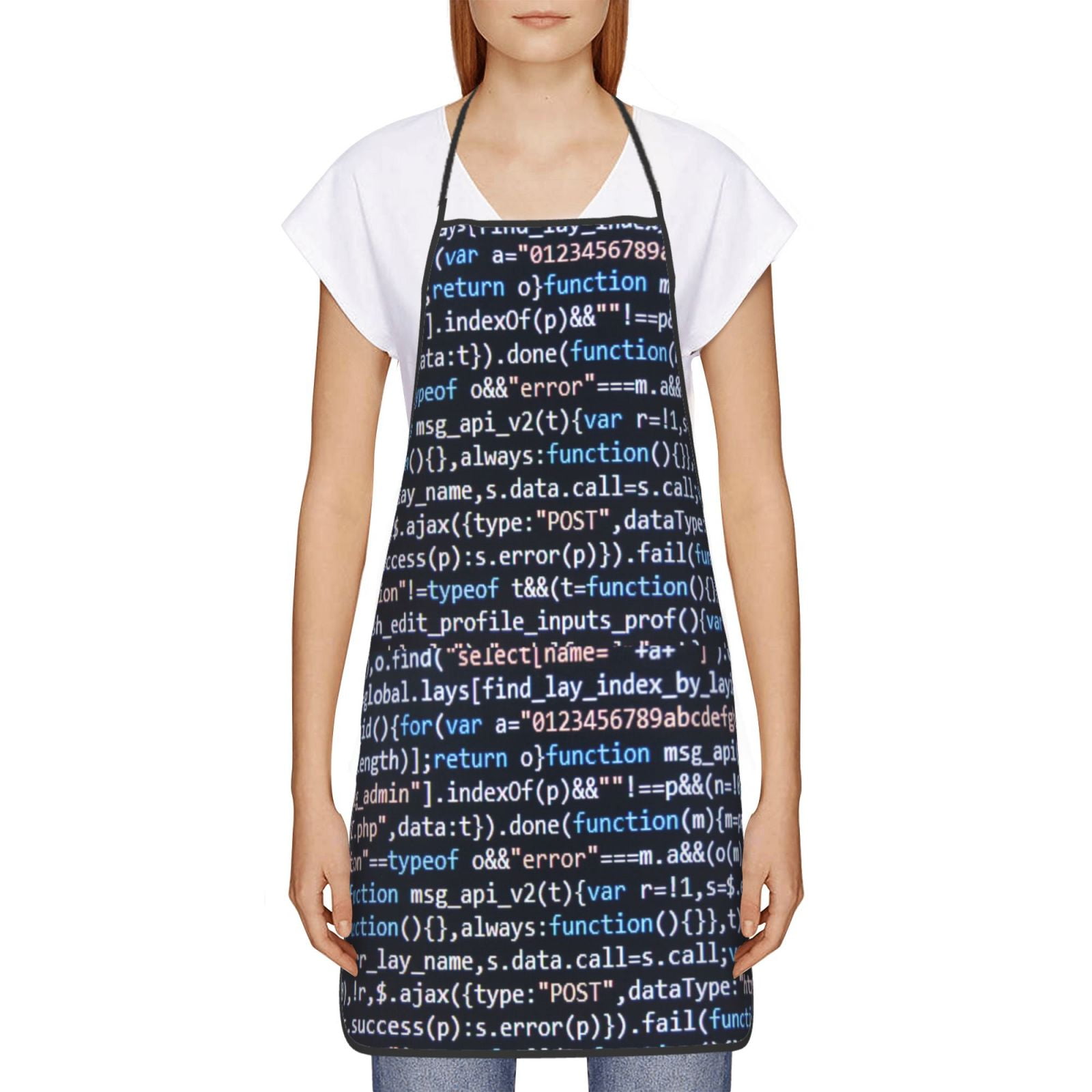 Goofa Bib Apron, Unisex Aprons Adjustable Waterdrop Resistant Cooking ...