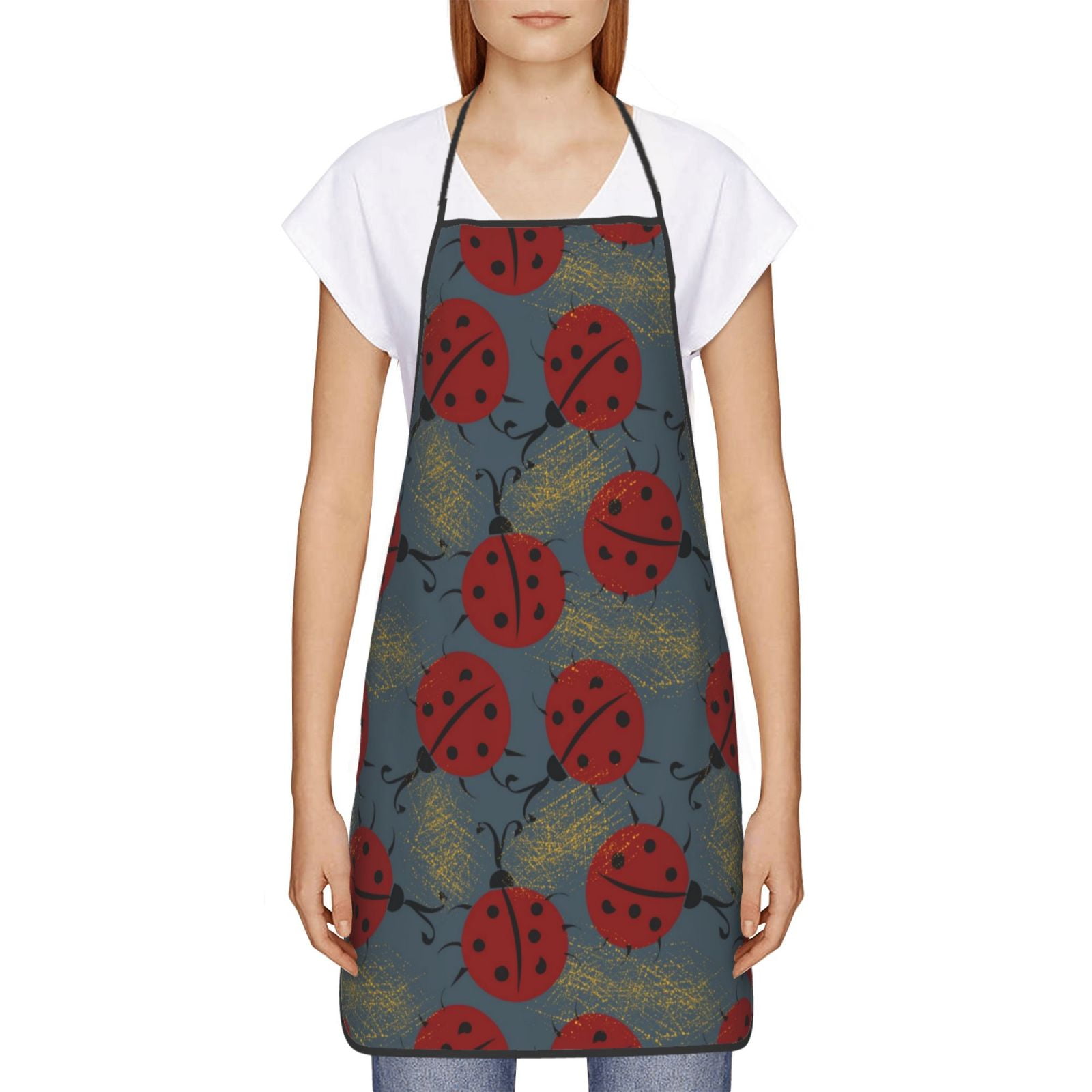 Goofa Bib Apron, Unisex Aprons Adjustable Waterdrop Resistant Cooking ...