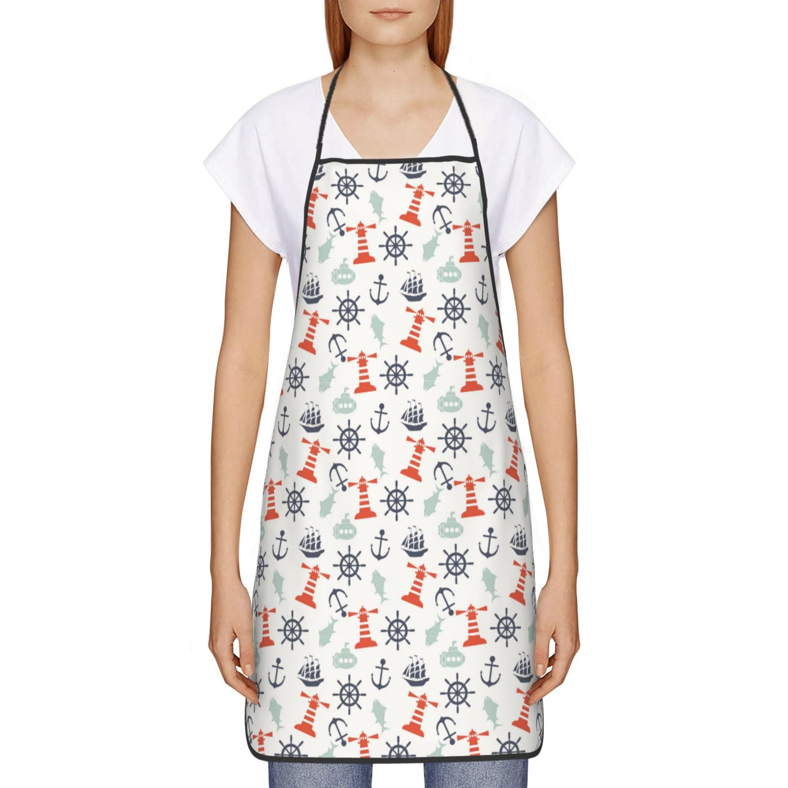 Goofa Bib Apron, Unisex Aprons Adjustable Waterdrop Resistant Cooking ...